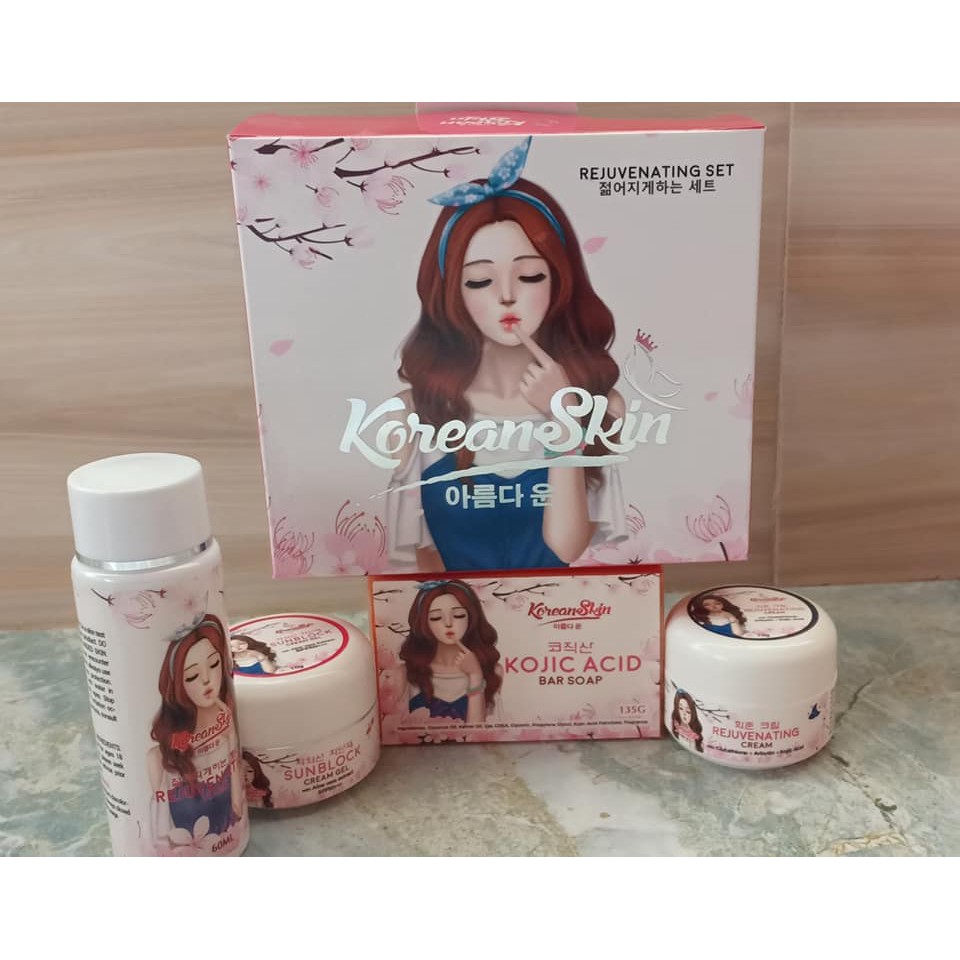 ORIGINAL KOREAN SKIN REJUVENATING SET | Shopee Philippines