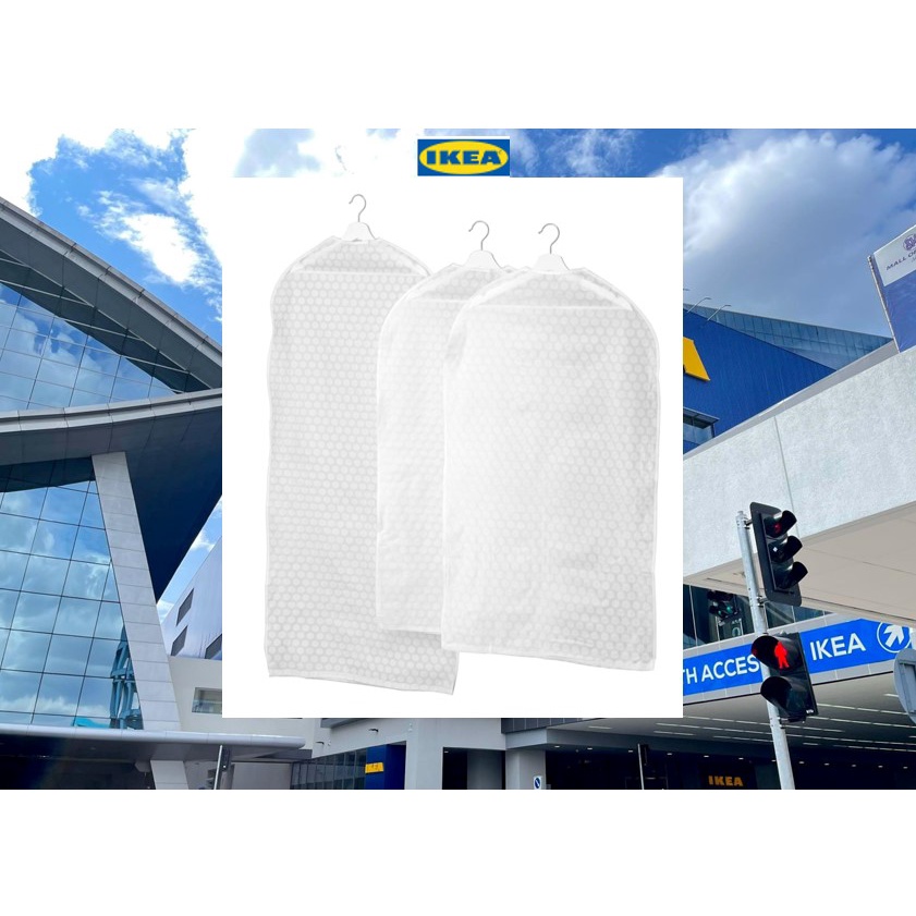 S21 Authentic PLURING Clothes cover, Set of 3, Transparent White ...
