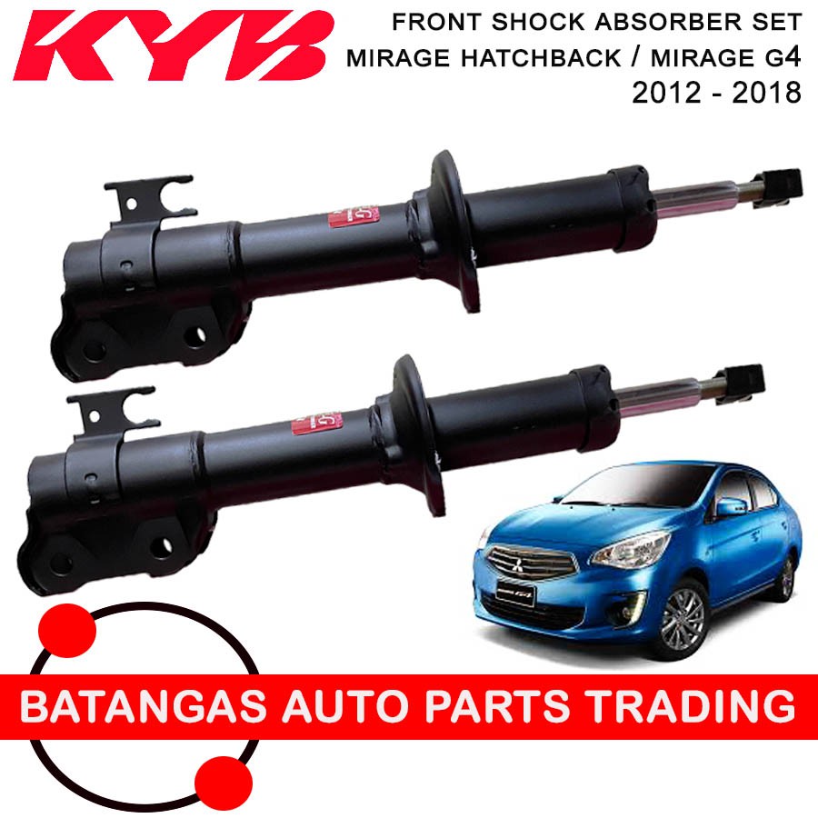 KYB FRONT Shock Absorber (SET) For Mitsubishi Mirage Hatchback / Mirage ...
