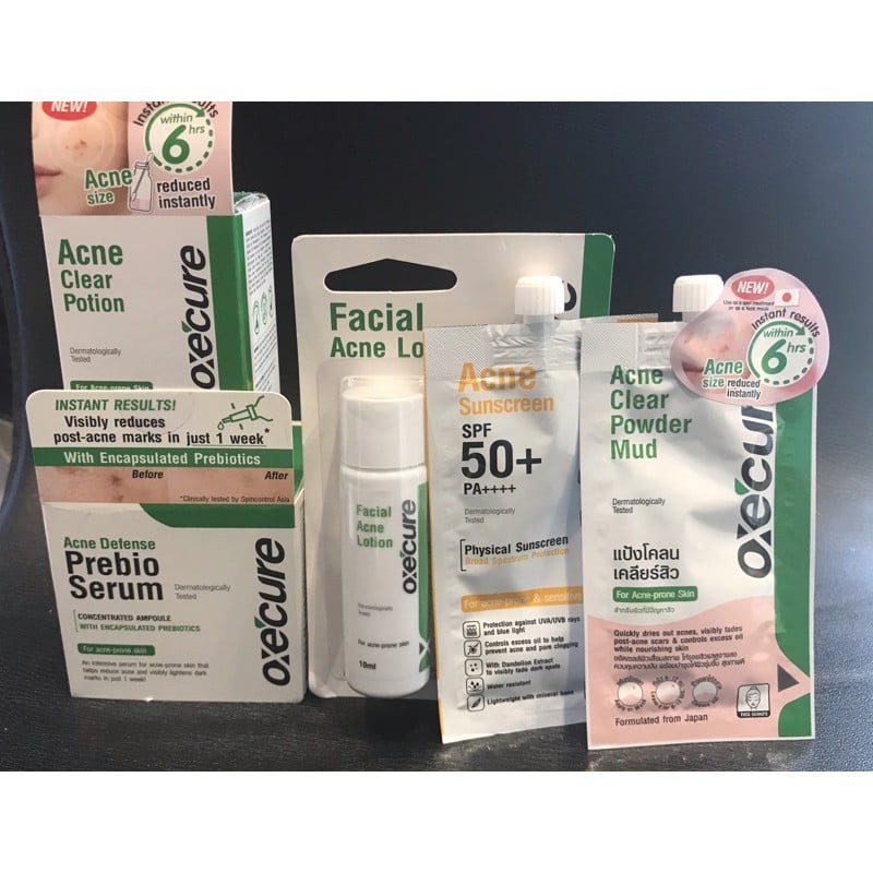 OXECURE ACNE CLEAR SKIN CARE | Shopee Philippines