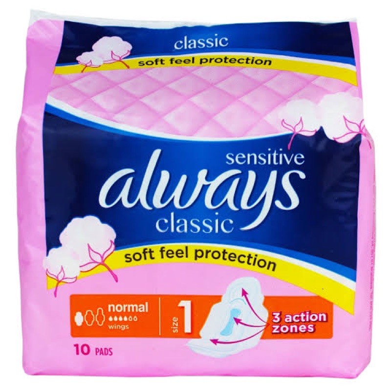 Always Sensitive Classic Pads (10pcs) | Shopee Philippines
