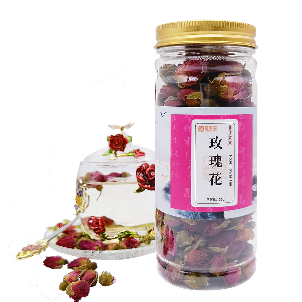 Rose Flower Tea (50g), Rose, Dried, Flower, 50g, Tea, Healthy, Natural ...