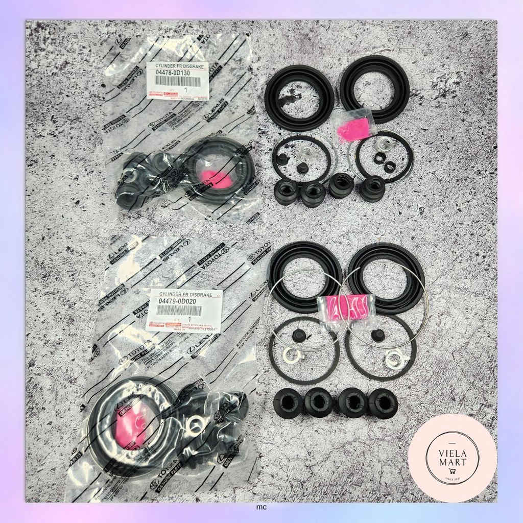 Caliper Kit Rubber Seal Front Disc Brake Vios Limo Altis Yaris (04479 ...