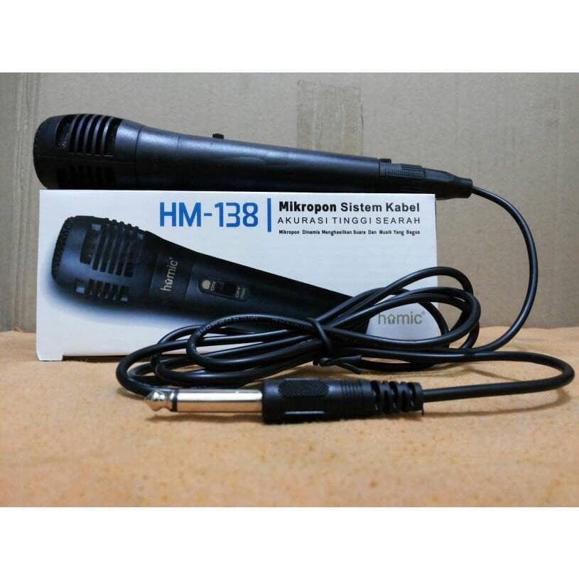 Homic Mic Karoke Microphone mix Cable | Shopee Philippines