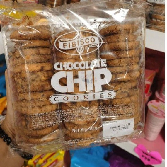 Fibisco Chocolate Chip Cookies 400 Grams | Shopee Philippines