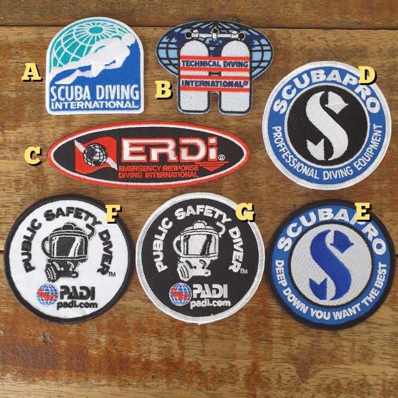 Scuba Diving embroidery patches | Shopee Philippines