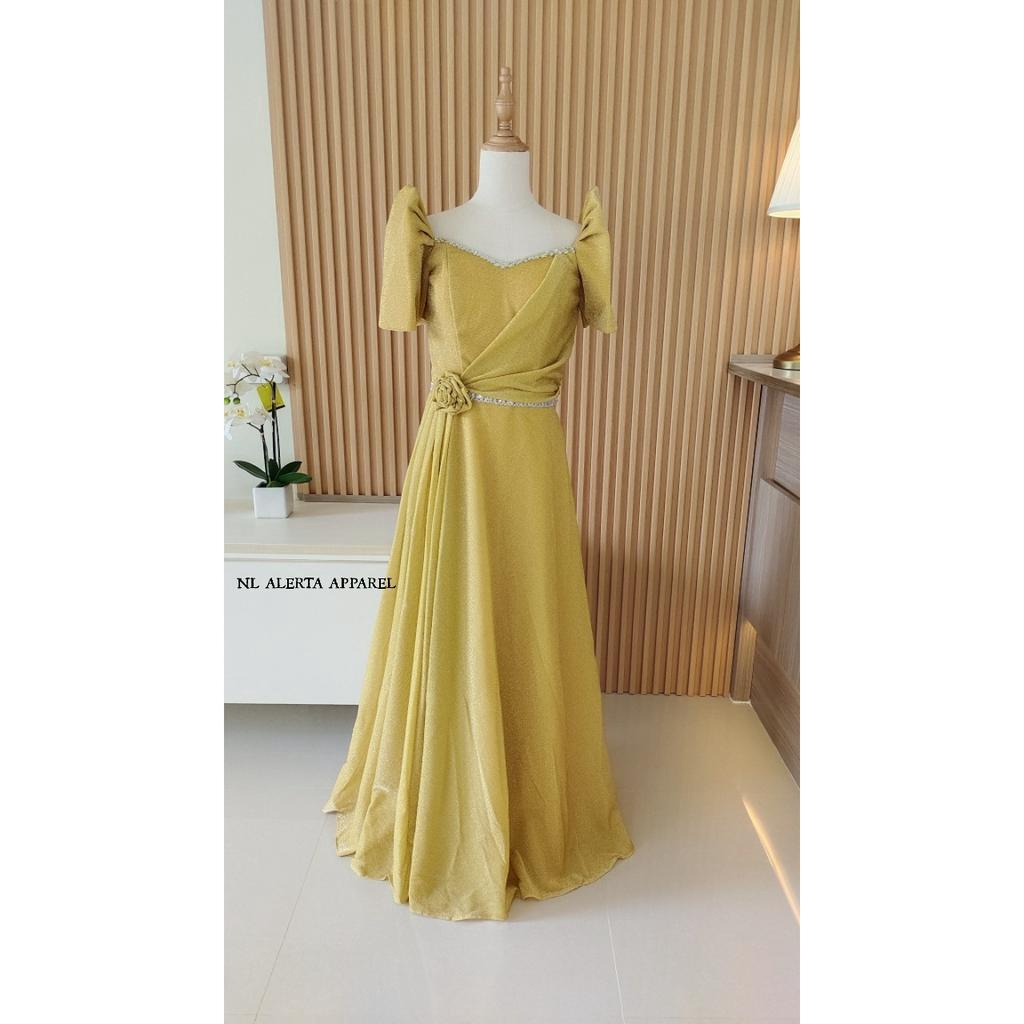MODERN FILIPINIANA MESTIZA GOWN FOR WOMEN | Shopee Philippines