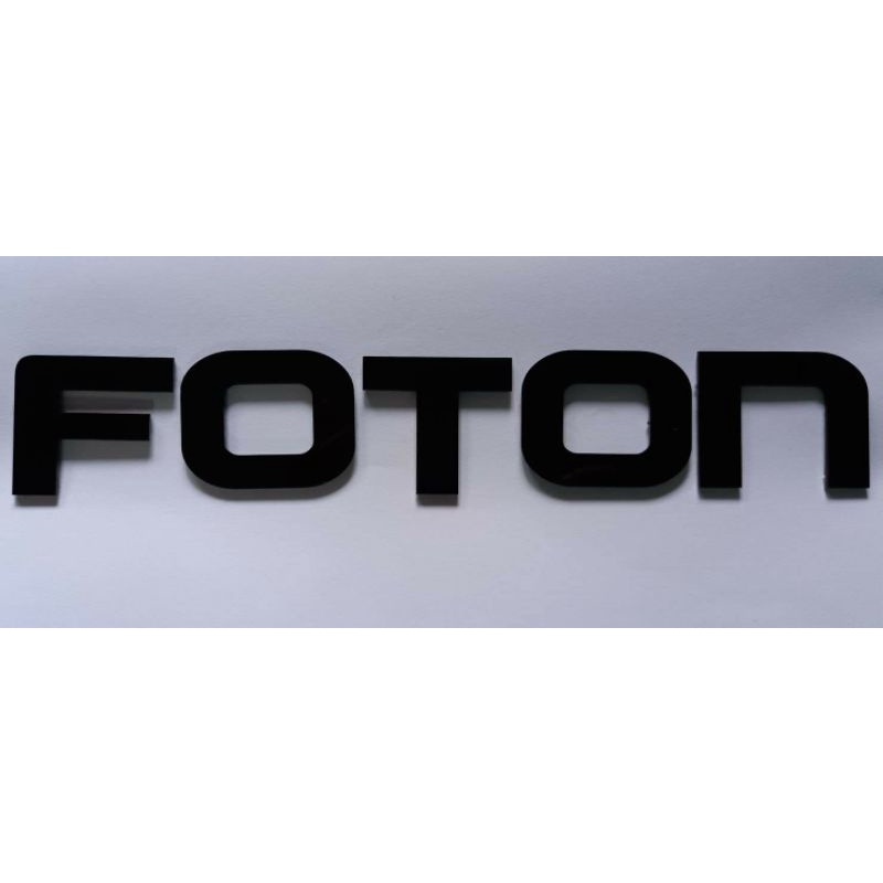 Foton Hood emblem for Any Foton Vehicle with Pattern Included and ...