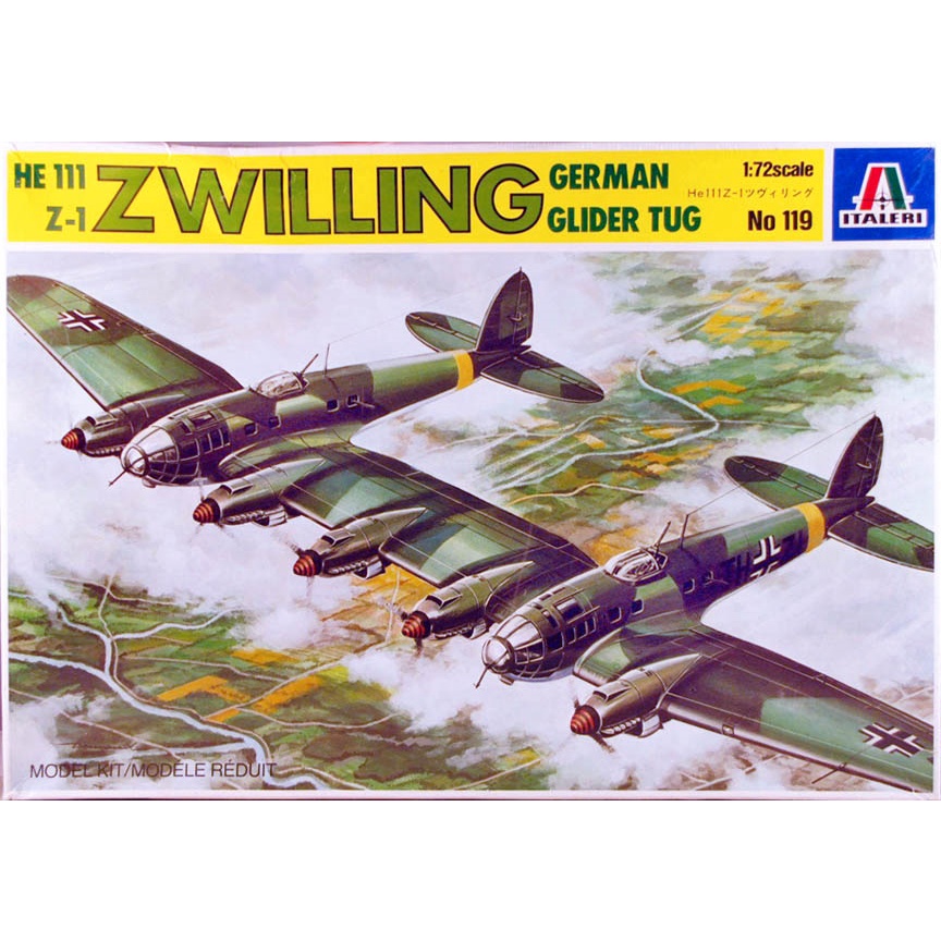 ITALERI Heinkel He-111Z Zwilling 1/72nd scale Model Kit | Shopee ...