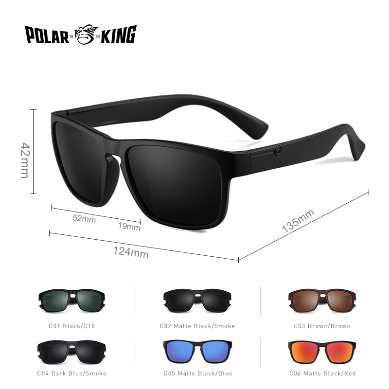 Polarking Brand Polarized Sunglasses For Men Plastic Oculos De Sol Men