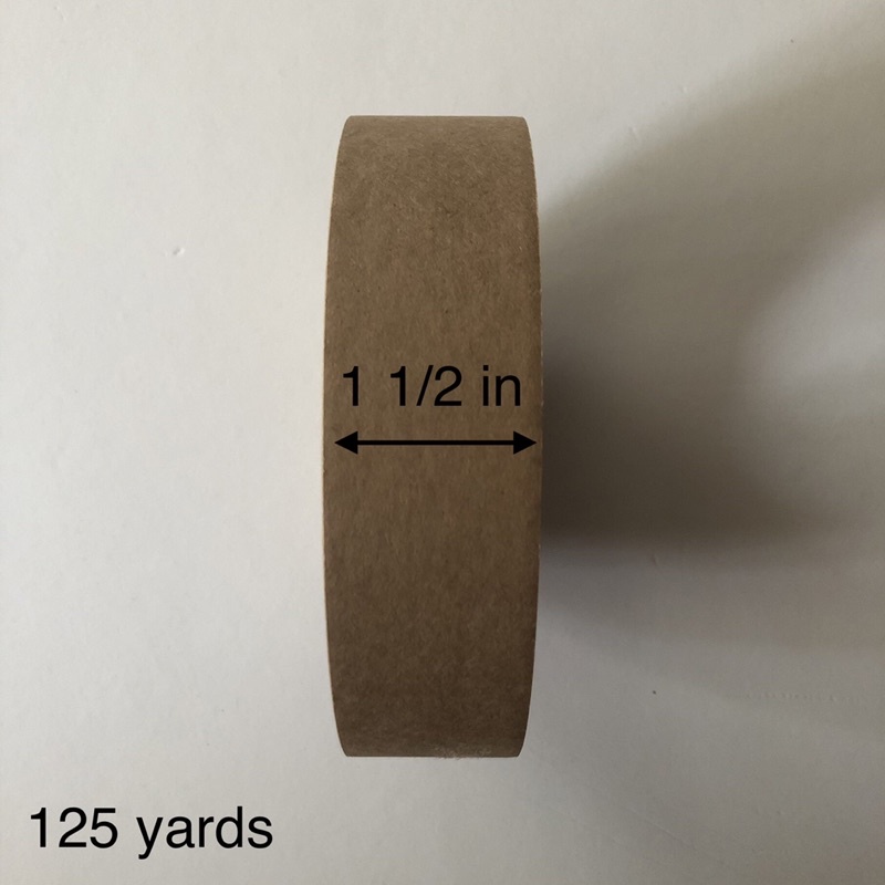 Paper Tape / Gummed Tape (1 1/2" x 125 yards) | Shopee Philippines