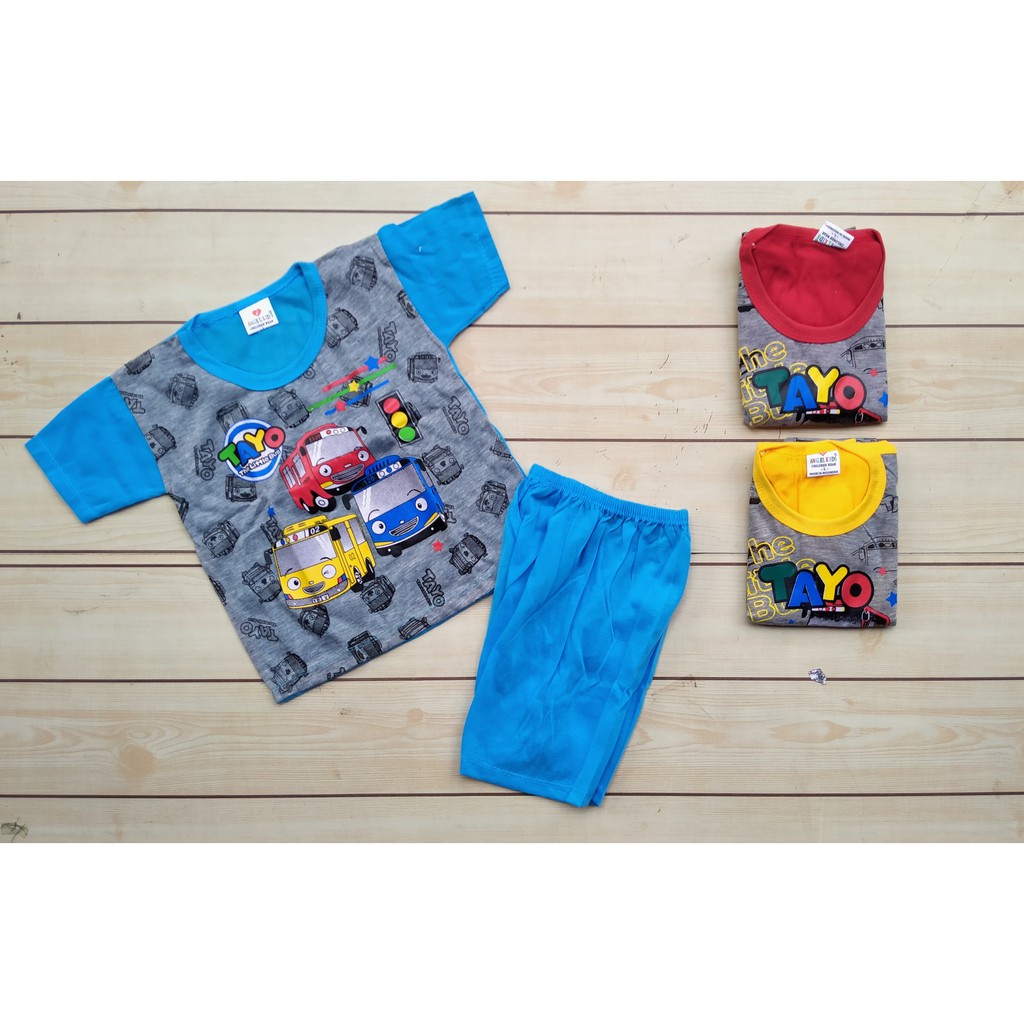 AN 004-6/CHYO CHILDREN'S SET BASIC SHORT GRAY+COLOR/TAYO CHILDREN'S ...
