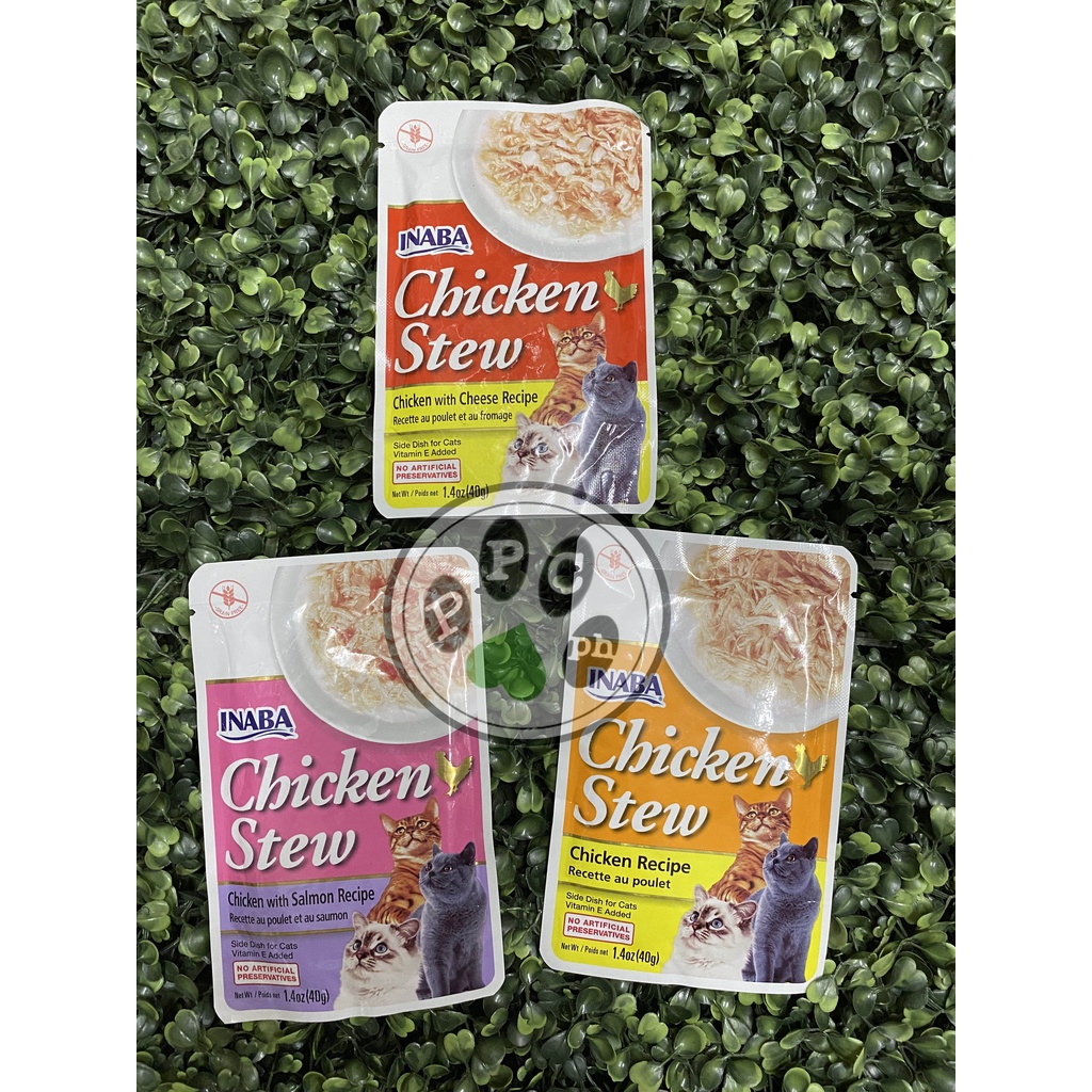 Inaba Chicken Stew Cat Food 40g | Shopee Philippines