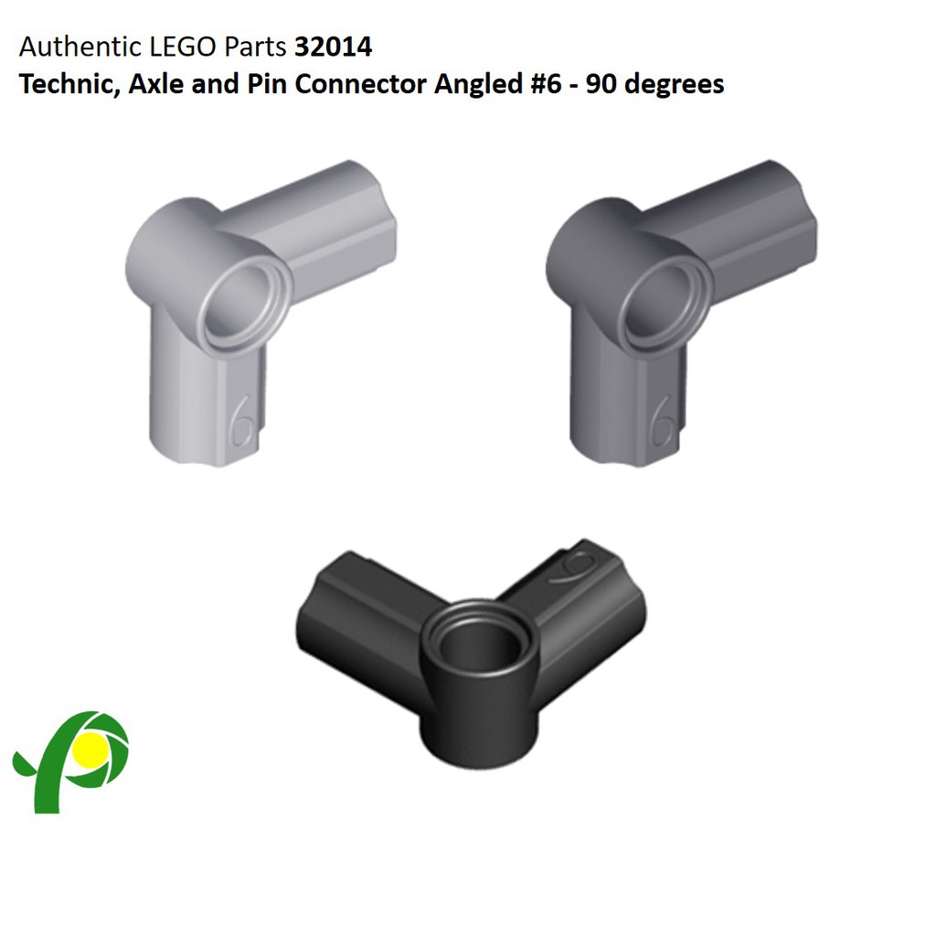LEGO Parts 32014 Technic Axle and Pin Connector Angled 6 90 degrees ...