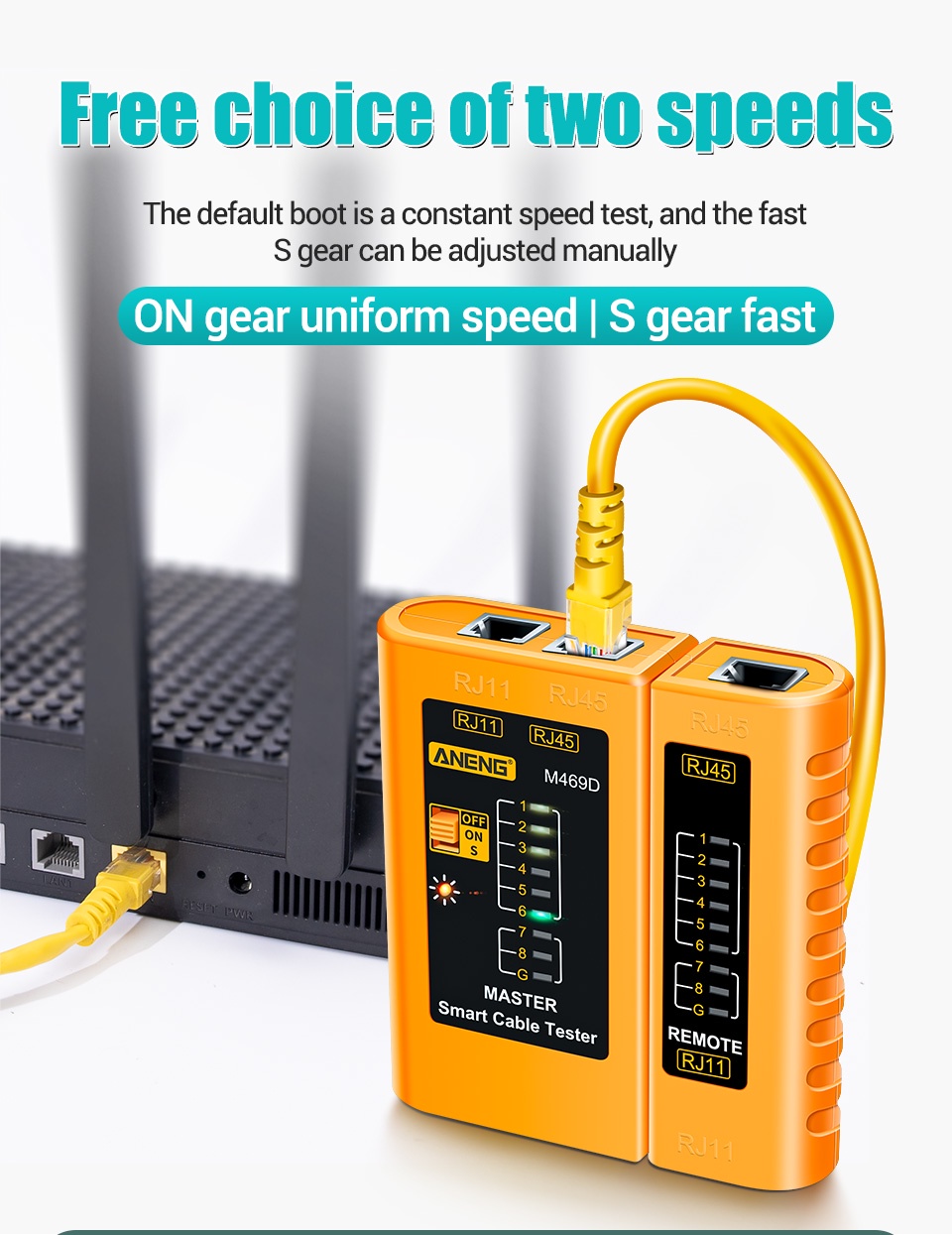 12.12 Big promotion ZoeRax RJ45 Ethernet Cable Lan Tester Network Cable ...