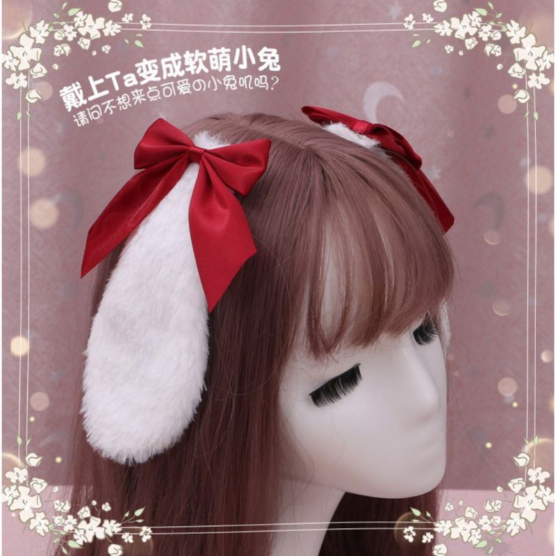 Rabbit Ear Clip - Japanese Cosplay Rabbit Kawaii Clip | Shopee Philippines