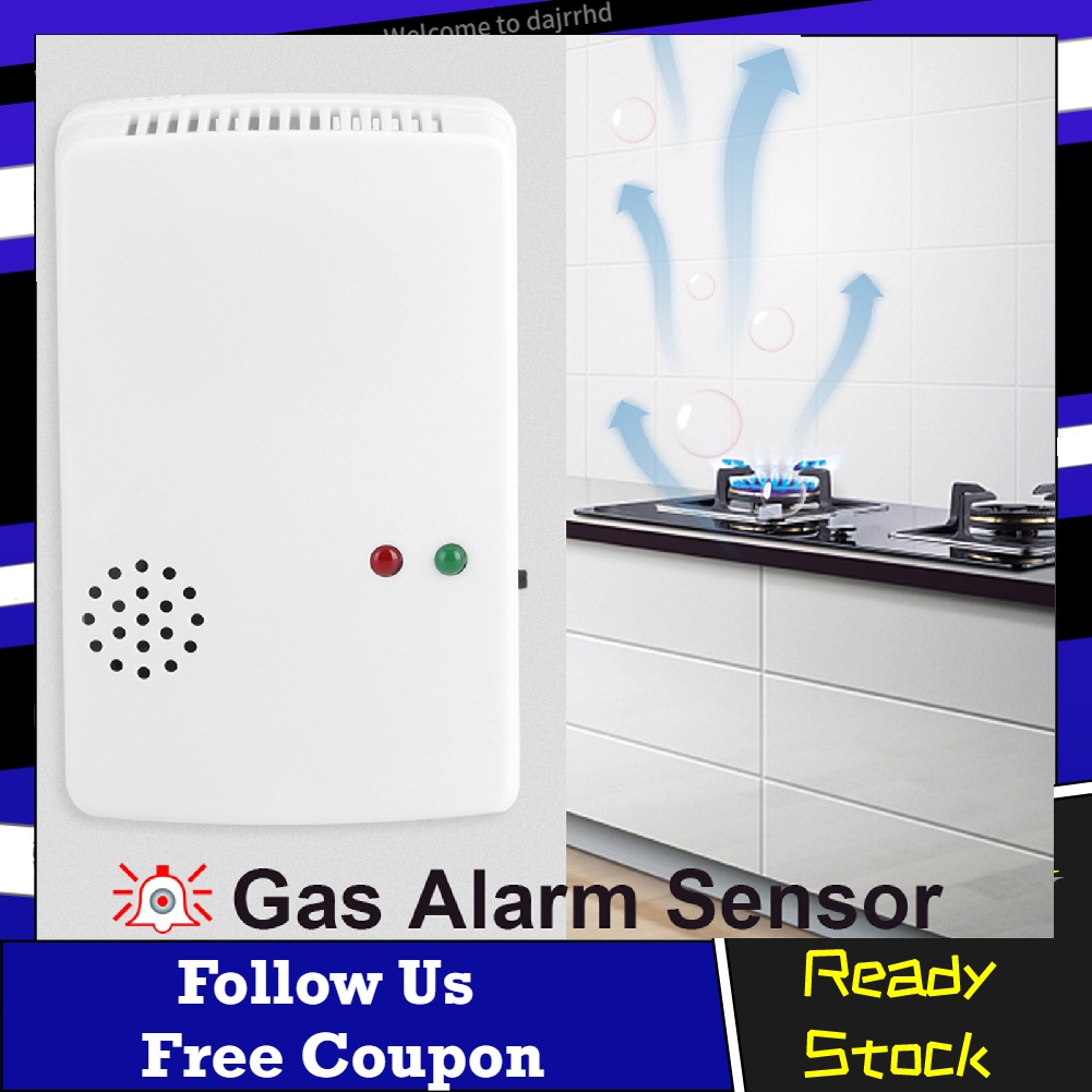 [Ready Stock] 85db Natural Gas Leak Alarm Warning Sensor Detector Home ...
