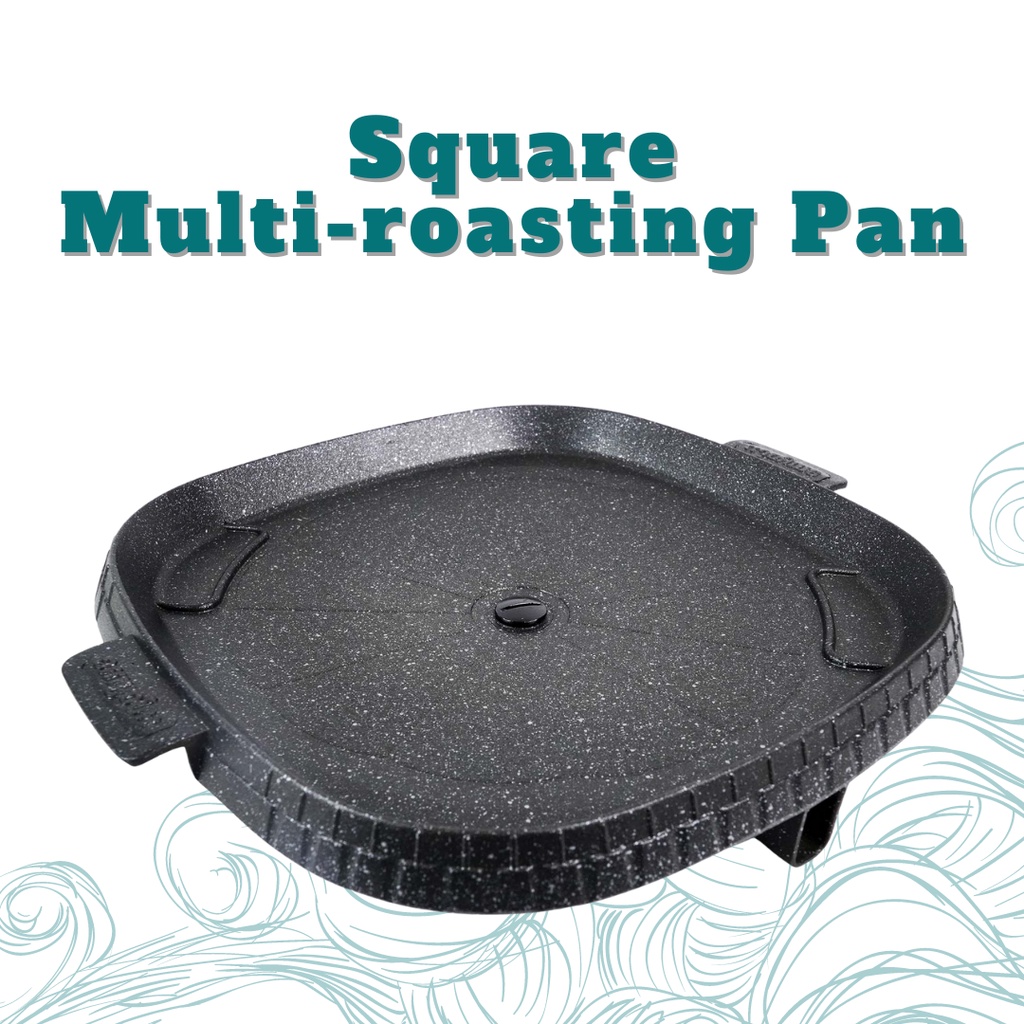 Square Multi-Roasting Pan Korean Samgyupsal | Shopee Philippines