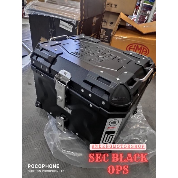 SEC BLACK OPS ALLOY 45 Liters TOP BOX ORIGINAL SEC | Shopee Philippines