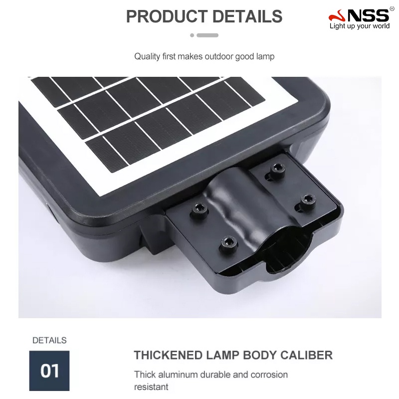 NSS Solar Street Light Outdoor Waterproof Solar Flood Light With Remote ...