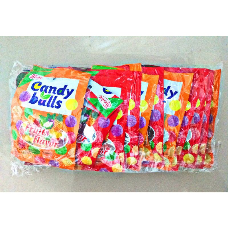 20 pcs candy balls chewy or gummy candy fruits flavor. | Shopee Philippines