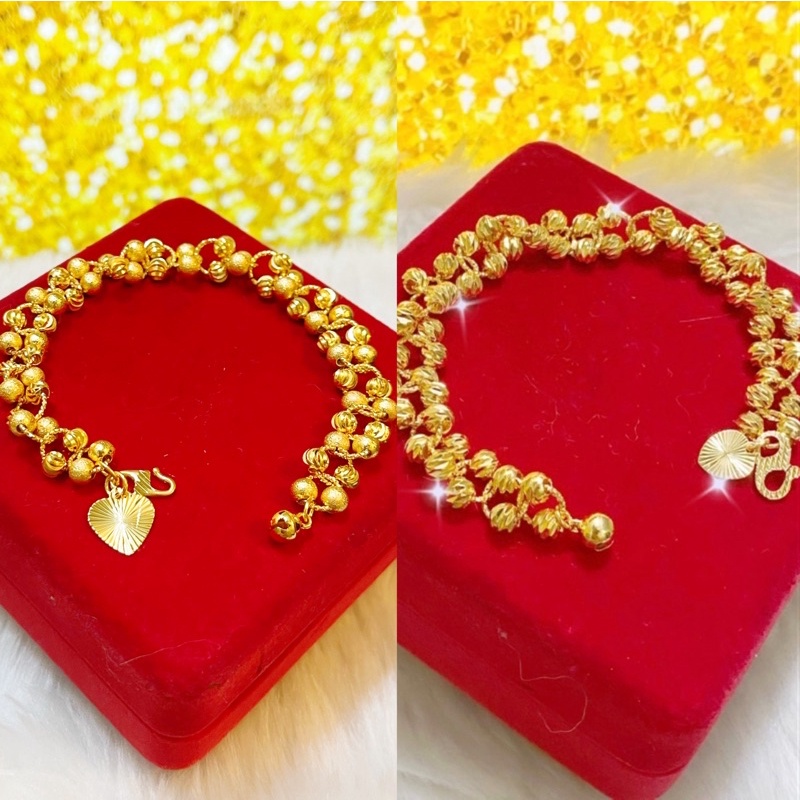 Full GOLD COP 916 GRAPE HAND CHAIN (bangkok GOLD / 24k Korean GOLD ...