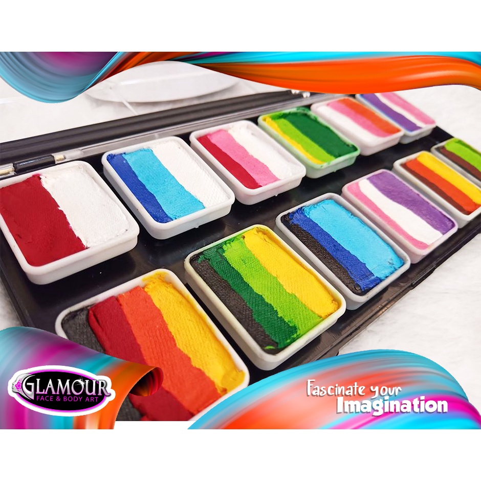 Glamour Face Paint One Stroke Palette | Shopee Philippines