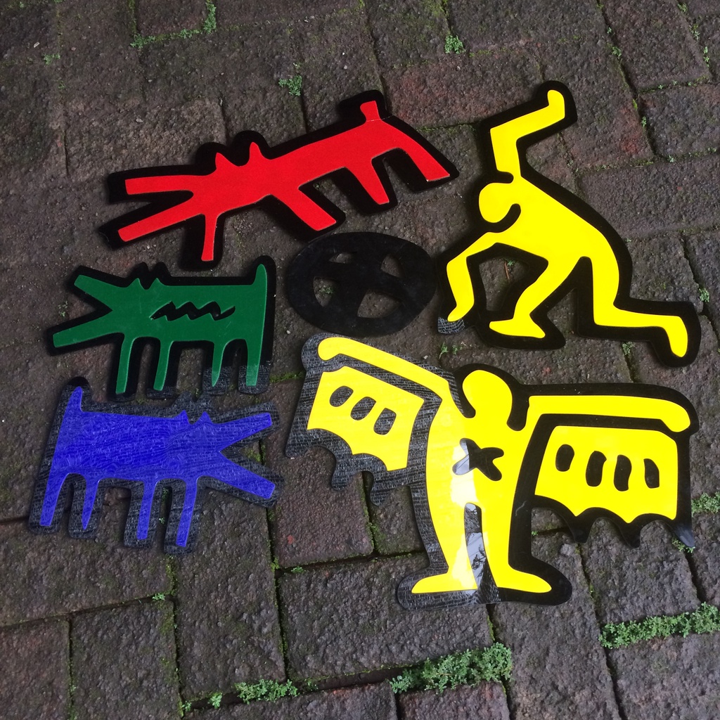 Keith haring Acrylic Wall Display | Shopee Philippines