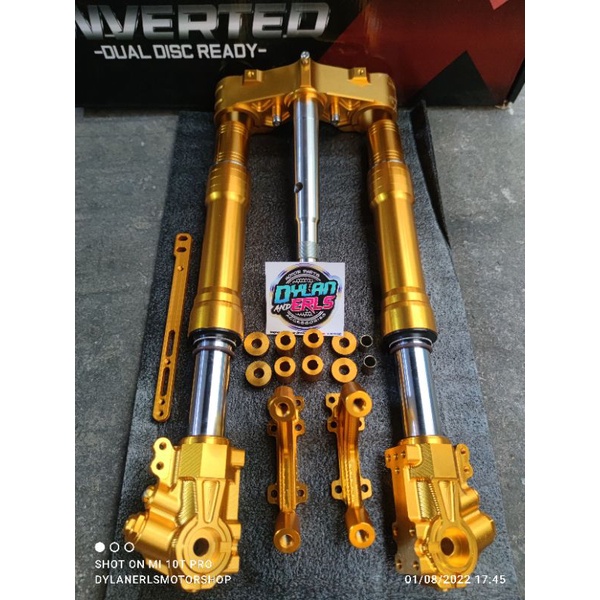 MVR1 INVERTED FRONT SHOCK DUAL DISC READY FORGED SUSPENSION FOR SNIPER ...