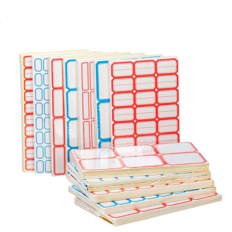 Writable Paper Self Adhesive Name Sticker School Label for Student ...