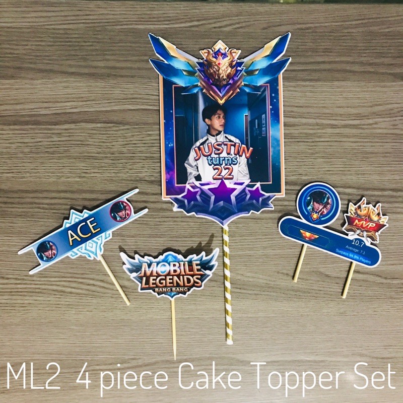 ML Mobile Legends Cake and Cupcake Topper Set | Shopee Philippines