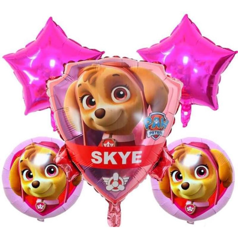 5in1 Skye Balloons Paw Patrol | Paw Patrol Skye Foil Balloons | Paw ...