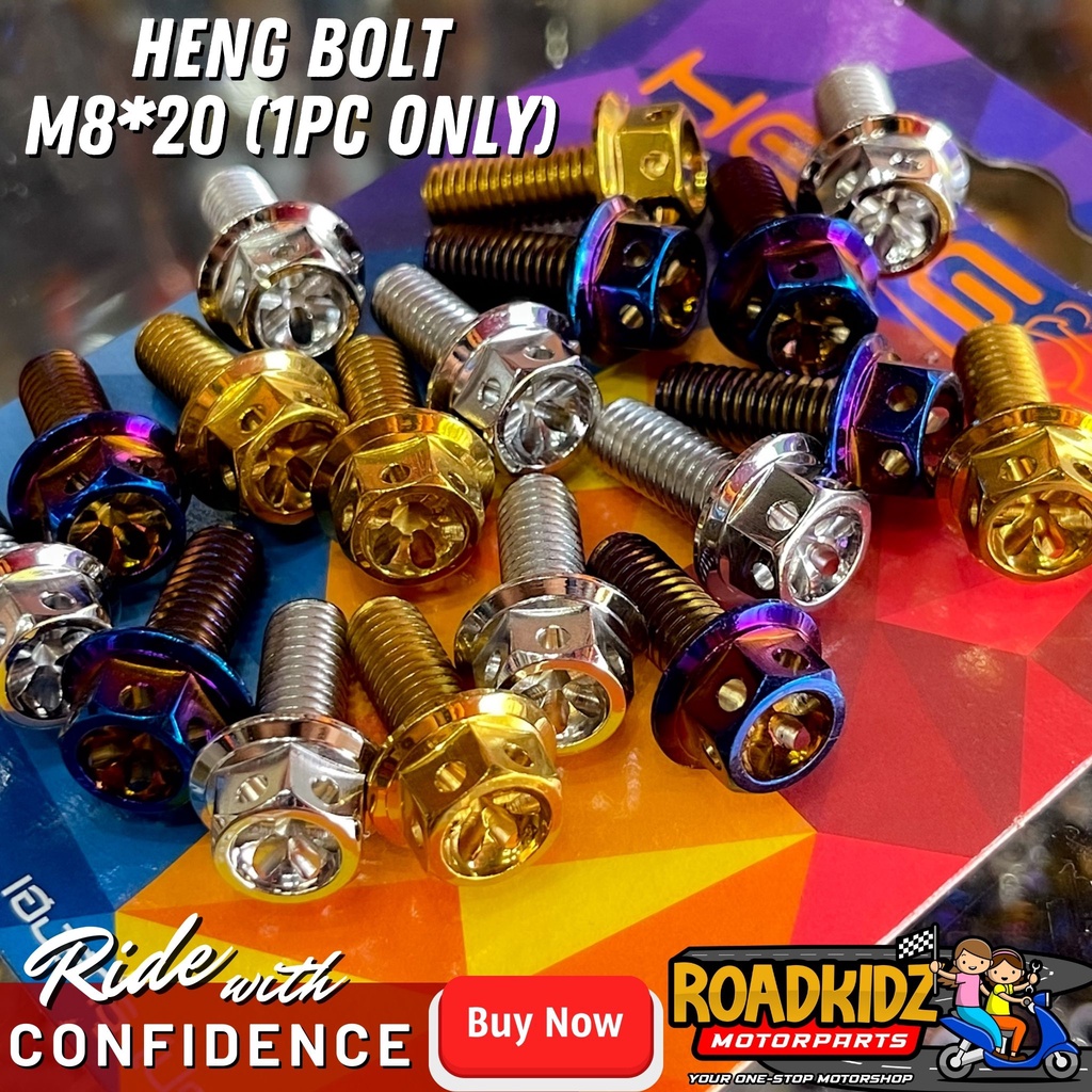 HENG FOOT REST BOLT SNIPER/RAIDER (1PC ONLY) | Shopee Philippines