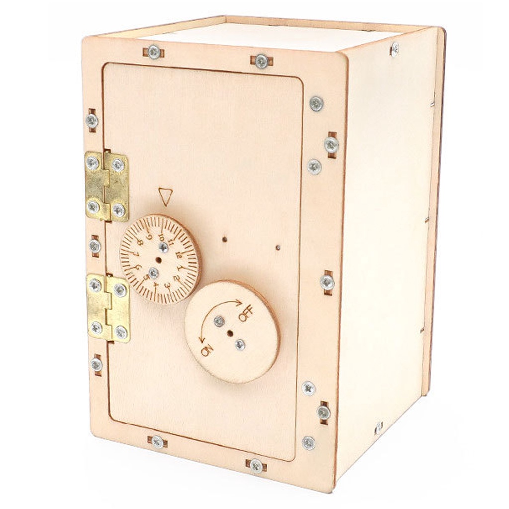 DIY Wooden Password Box Model Kids School Projects Experiment Kits ...