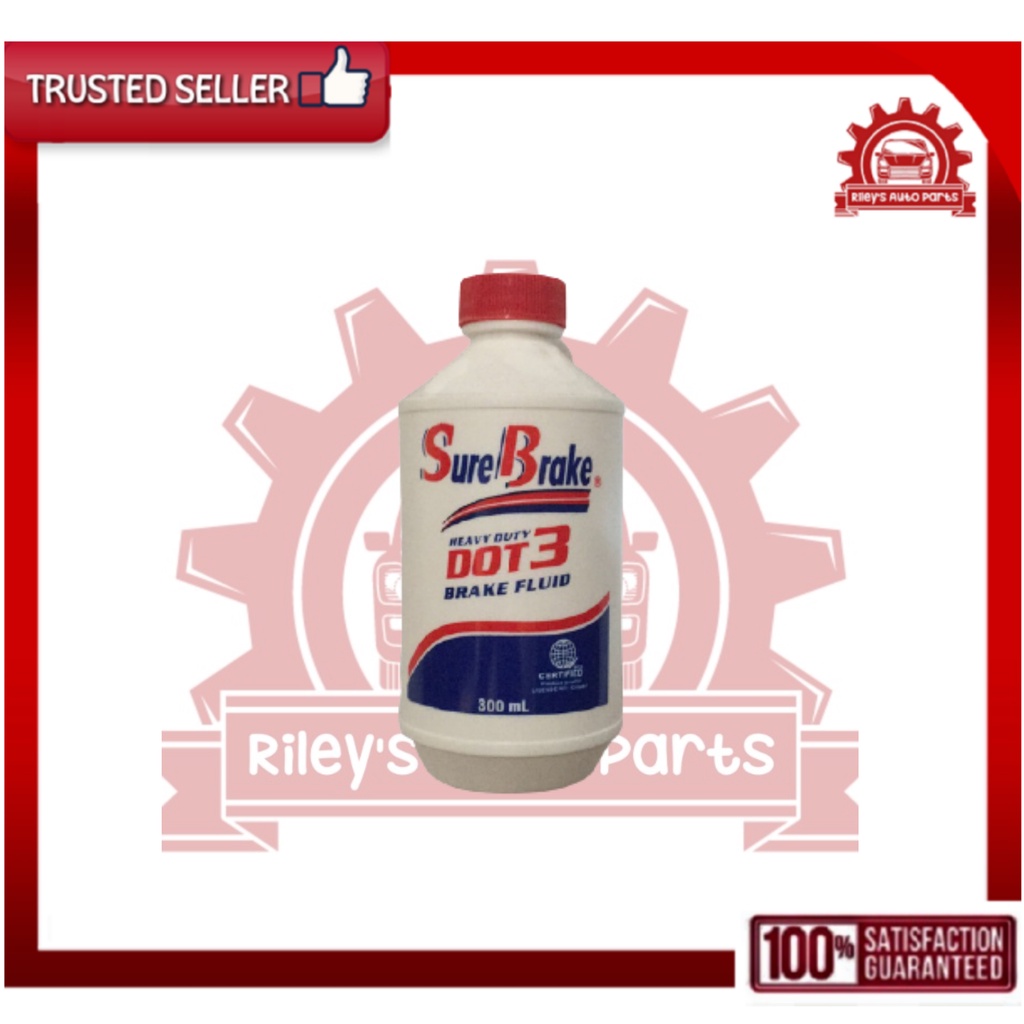 SURE BRAKE FLUID DOT 3 300ml | Shopee Philippines