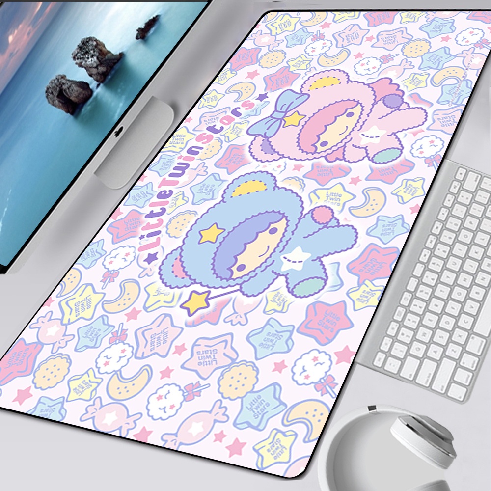 Little Twin Stars Large Gaming Mouse Pad Computer Mousepad PC Gamer ...