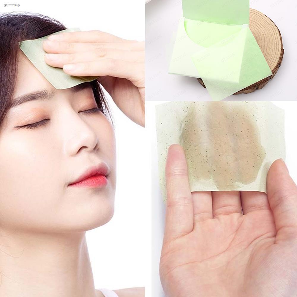50pcs Natural Green Tea Oil Absorbing Tissues /Premium Face Oil ...