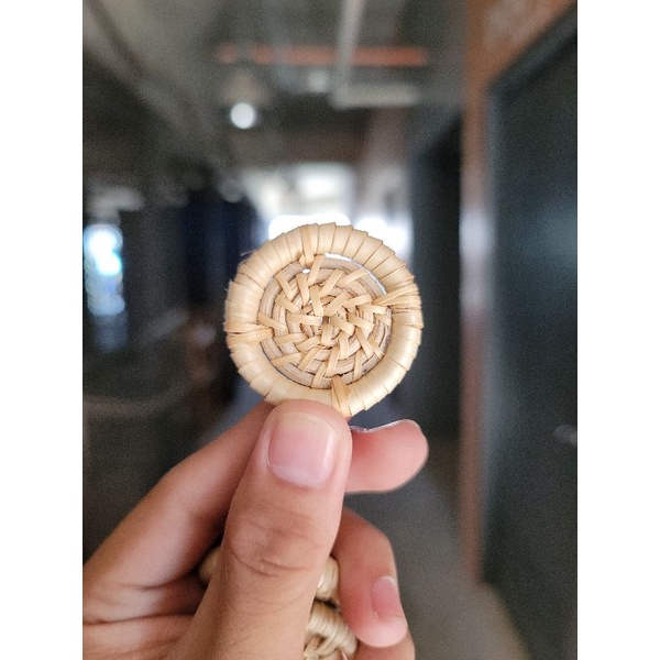 Native Fashion Rattan Double Round 40mm | Shopee Philippines
