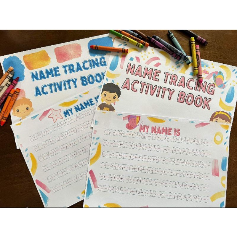 Cc's Name Tracing Activity Book | Shopee Philippines