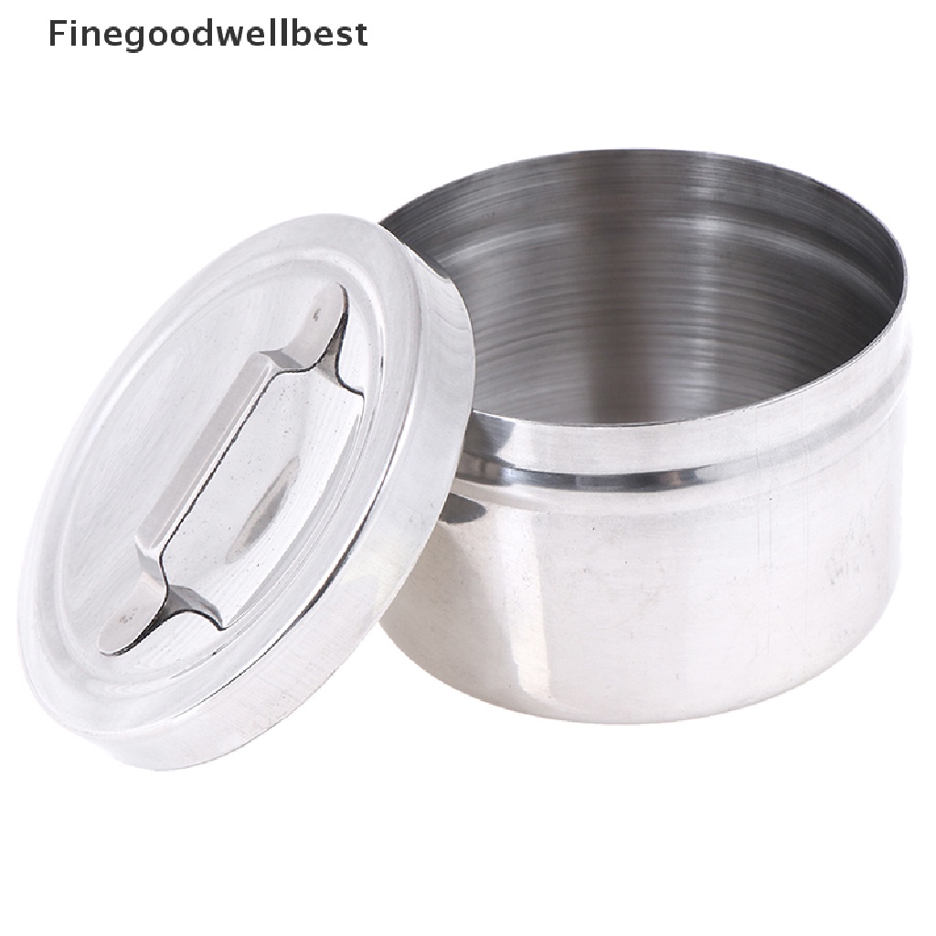 FGWB Stainless Steel Medical Dental Cotton Tank Alcohol Disinfection ...