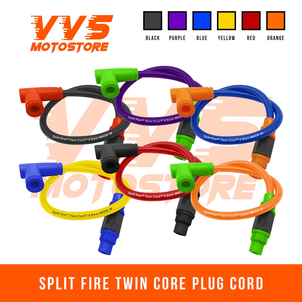 Motorcycle Split Fire Twin Core Universal | Shopee Philippines