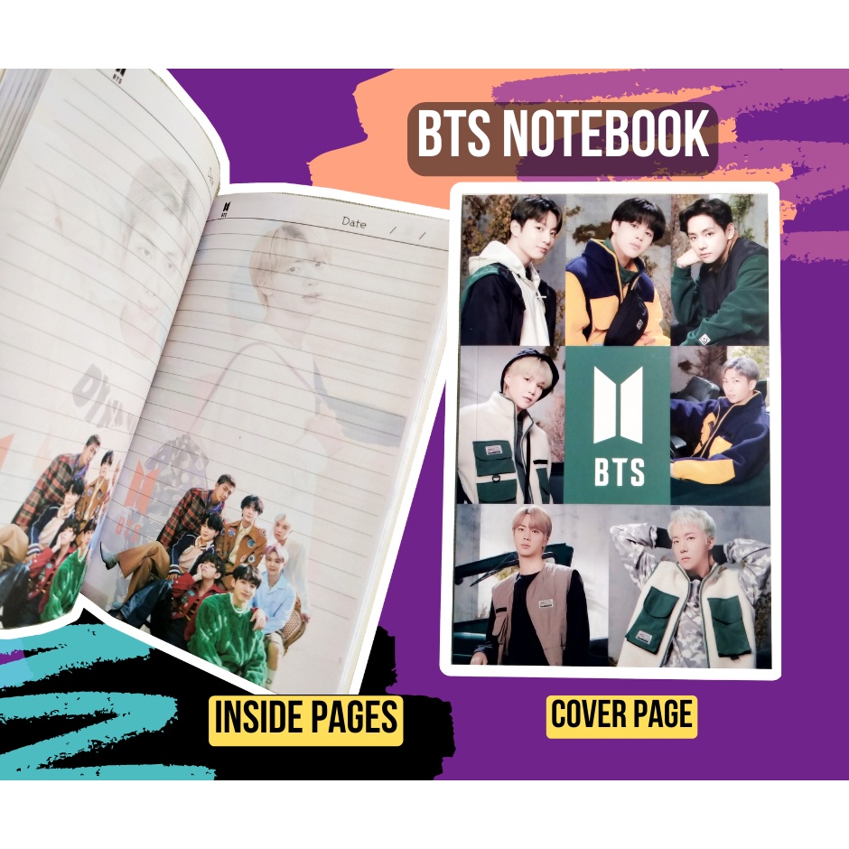 BTS Notebook ( Kpop Merch ) | Shopee Philippines