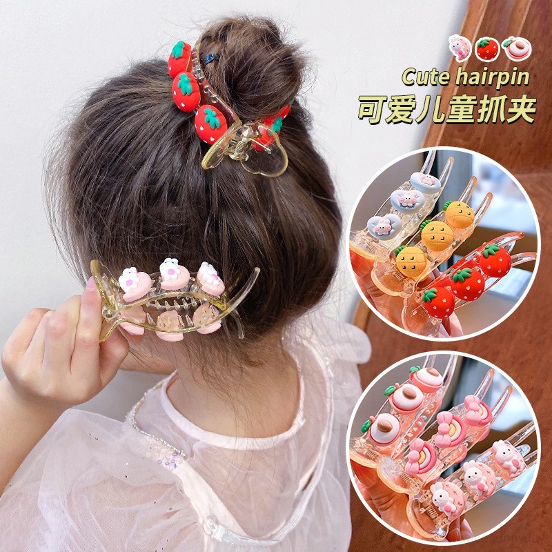 Headwear Girls Fixed Hairpins Kids Girl Cute Hairpin Girl Ball Head ...