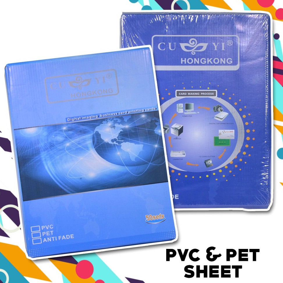 CUYI PVC Sheet & PET Sheet A4 Size For Id Printing Bag Tag Calling Card ...