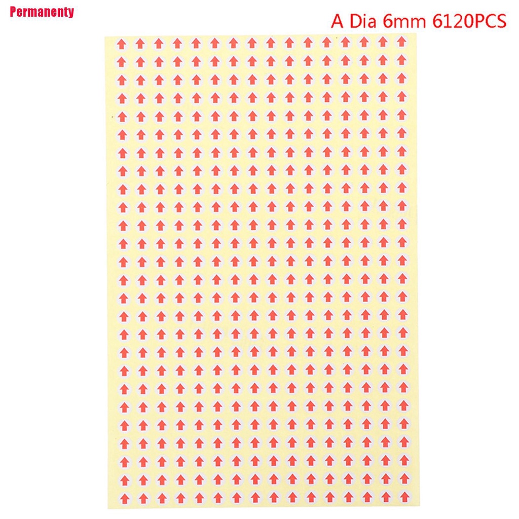 Permanenty: 15sheet Arrow Labels Removable Small Circle Dot Stickers ...