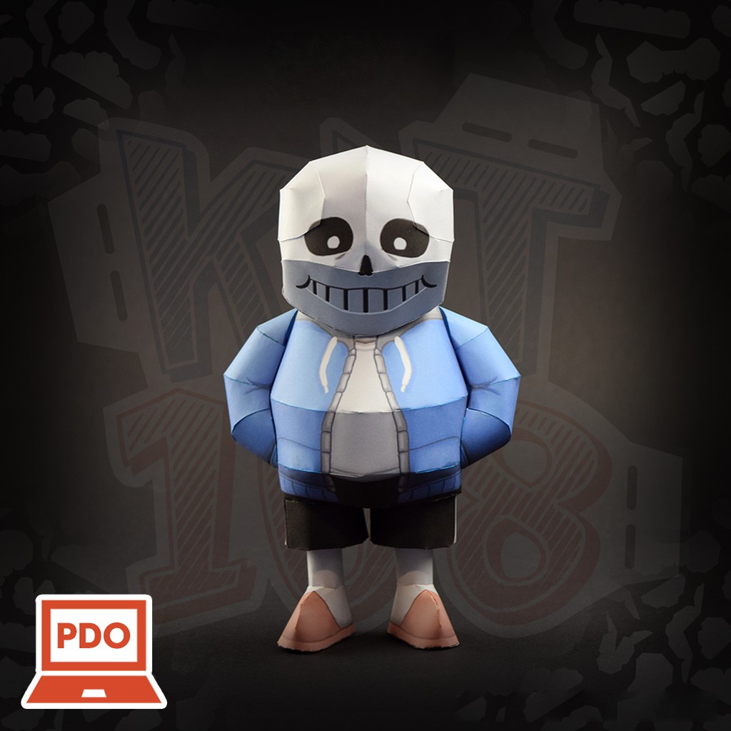 Anime Game Sans Paper Model - Undertale | Shopee Philippines