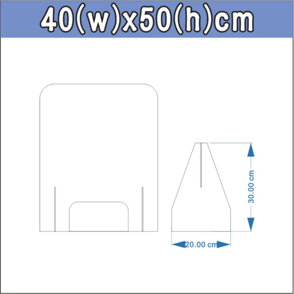Clear Acrylic Barrier Table Shield Divider Safe Guard Counter Desk ...