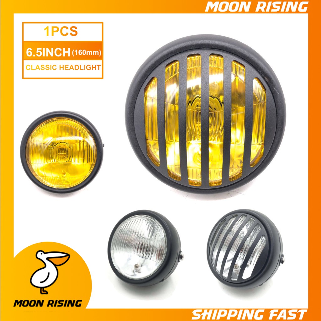 GN125 / CG125 HI/LO HEADLIGHT WITH PARK LIGHT ROUND MOTORCYCLE LIGHT ...