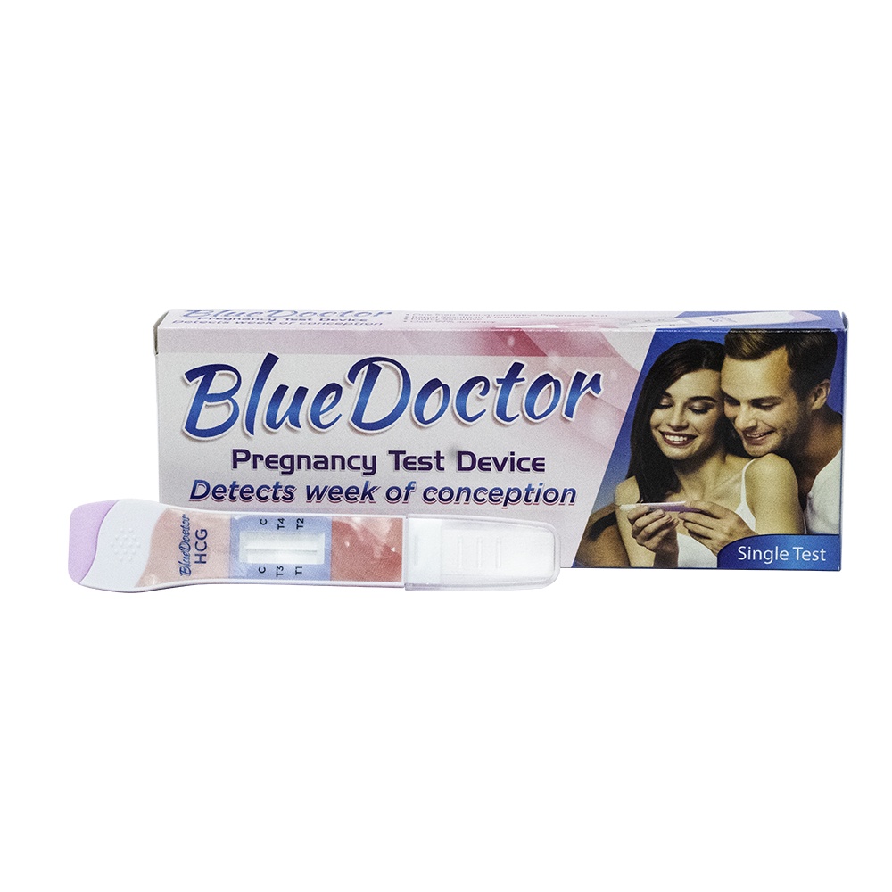 Blue Doctor Pregnancy Test (detects week of conception) | Shopee ...