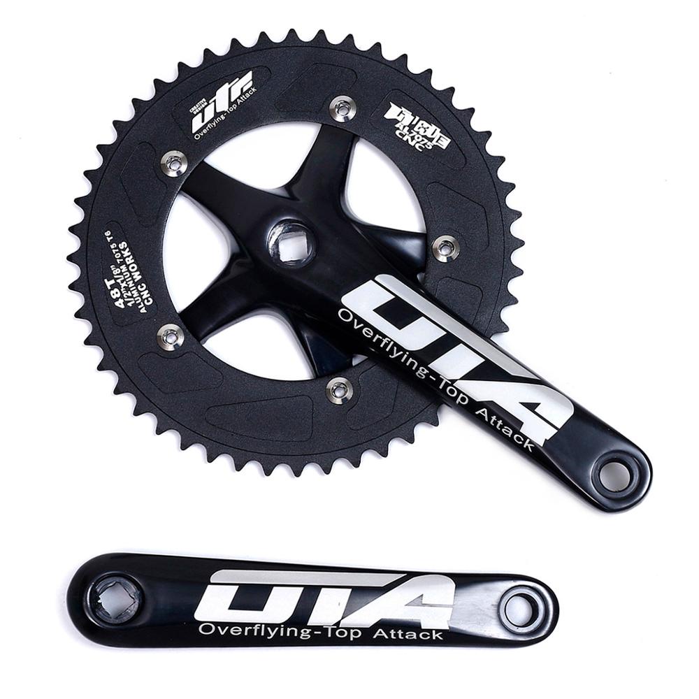 OTA Road Bike Crankset 130 BCD 48T Bike Aluminum Alloy Single Speed ...